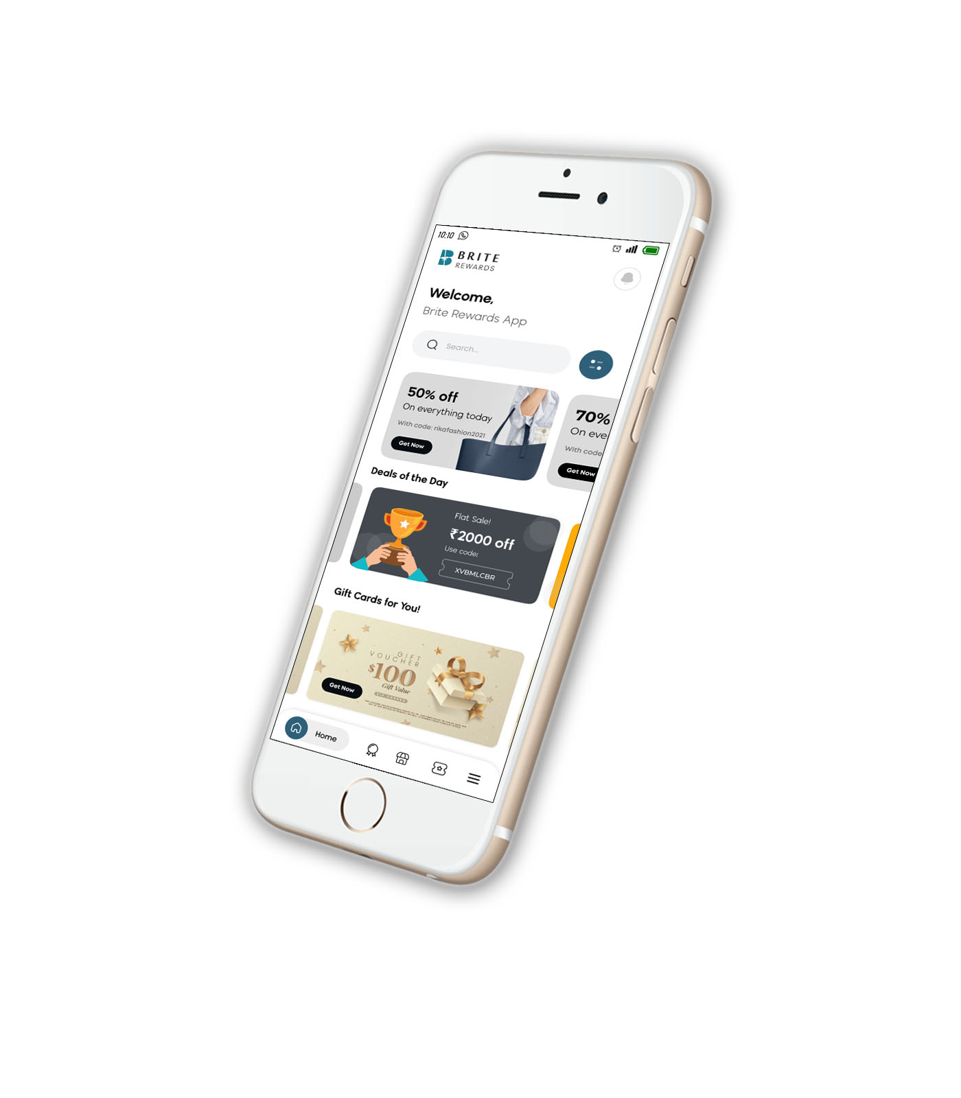 Brite Rewards | Loyalty Management Mobile App